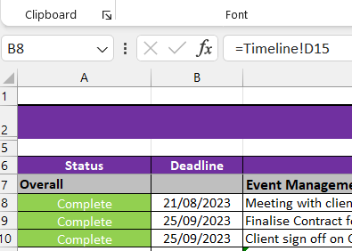 Conditional formatting for date that has past based on cell containing a formula | Microsoft ...